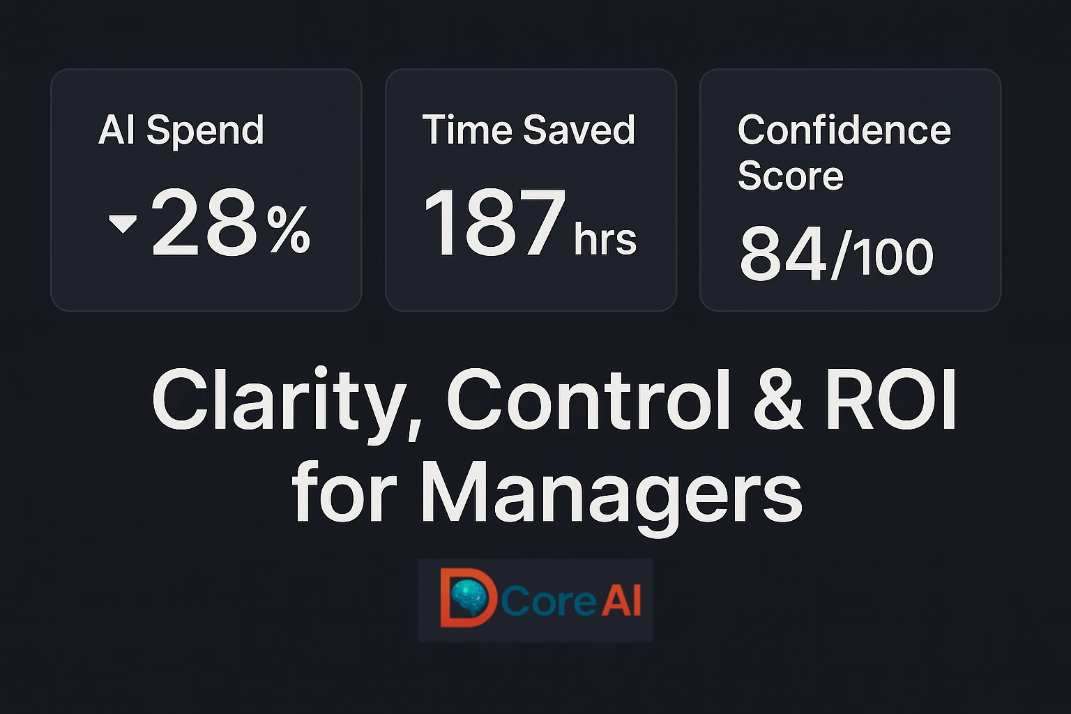 LLM Metrics Dashboard for Managers – Clarity on AI Costs & ROI